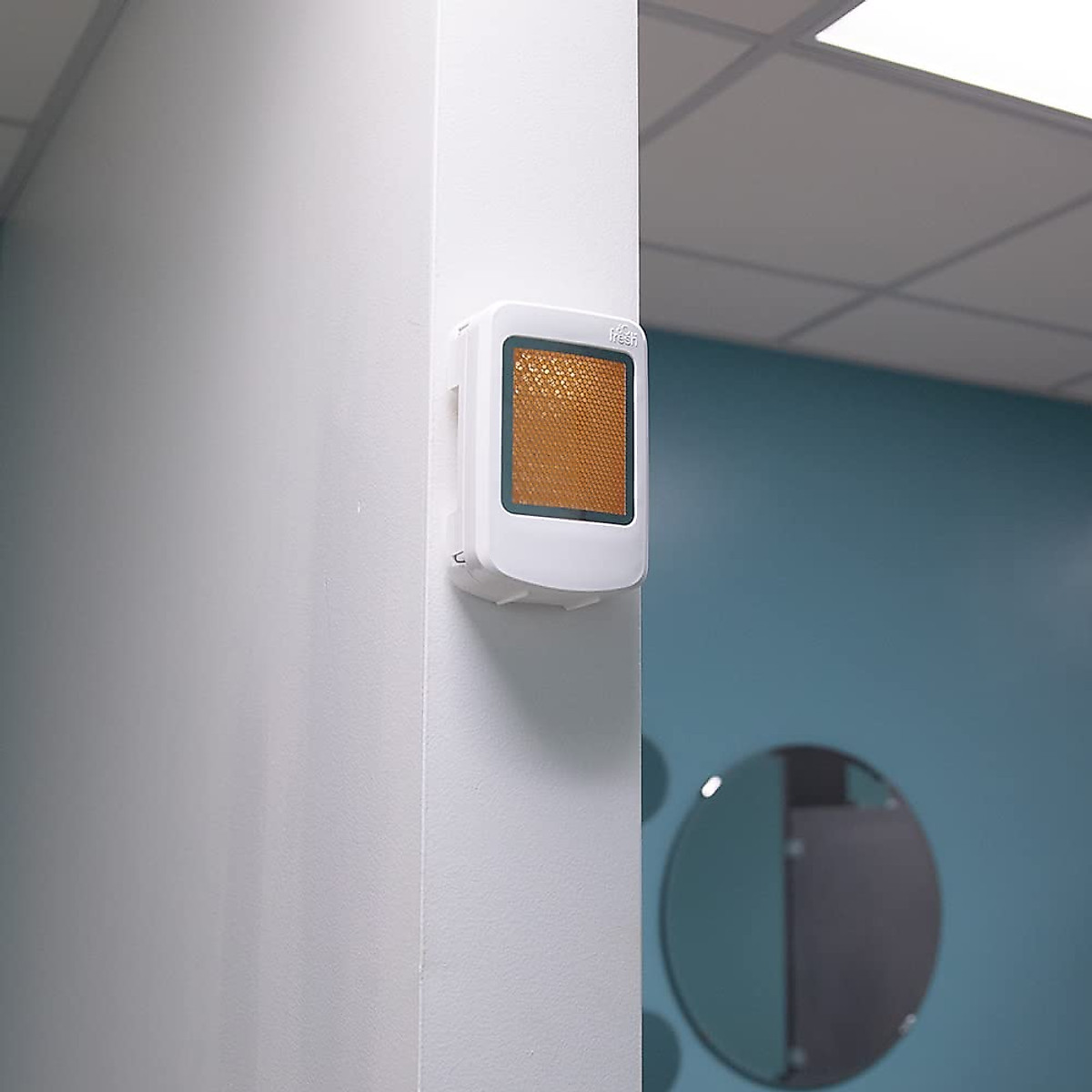 Fresh Products ourfresh 2.0 Air Freshener Dispenser, Sleek Updated Design, Replace Metered Aerosol, Powerful Fragrance, Light Activated, Refill Reminders, Medium Sized Spaces, Easy to Use - 1pk