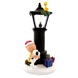 Roman The Peanuts Charlie Brown and Snoopy Flicker Night Light, 8 1/4 Inch