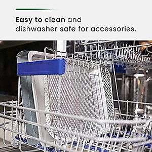 VAL CUCINE 10-in-1 Smart Air Fryer - Extra-Large Convection Countertop Toaster Oven - Brushed Stainless Steel Finish - 26.3 QT/25 L