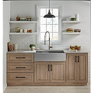 American Standard 18SB.9332200A.075 Pekoe 33X22-Inch Apron Sink With Grid And Drain, Stainless Steel