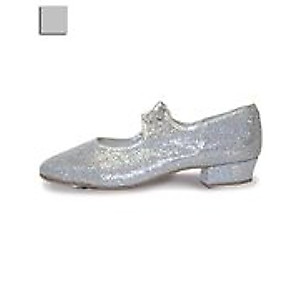 Roch Valley Women's Low Heel Effect Tap Shoes, Silver Hologram, 8