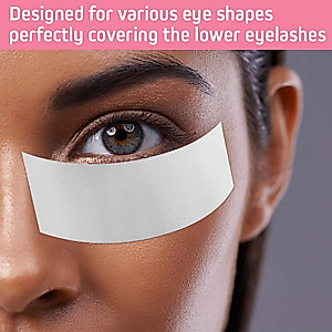 Foam Eye Pads for Eyelash Extensions - Akissos 125 PCS Pre Cut Medical Foam Tape Under Eye Pads Lash Extension Supplies Beauty Tools Lint Free Hypoallergenic No Latex Waterproof