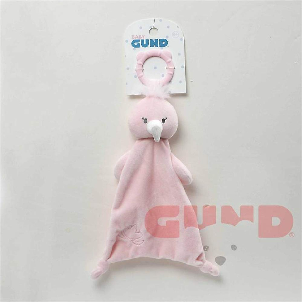 GUND Baby Toothpick Flamingo Teether Lovey