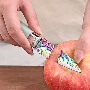 Kitchen Knife Set Non Stick Knives with Wood Storage, Serrated Steak Knife, Chef Knife, Scissors with Sharpener, 15Pcs Ultra-Sharp Cutlery Block Sets for Home & Pro Use Best Gift (Teal)