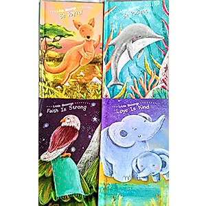 Little Blessings Be Joyful, Be Patient, Faith is Strong, and Love is Kind Board Books - Set of 4