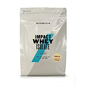 Myprotein Impact Whey Isolate Protein Powder (Vanilla, 2.2 Pound (Pack of 1))