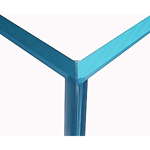 LIFEGARD Low Iron Ultra Clear Crystal Aquarium with Built in Filter – Rimless Glass, Beveled Edge, Elevated Style – Direct Jet Flow – 8.3 GPH