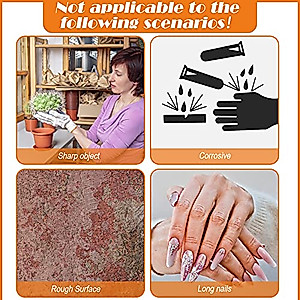 50 Pieces Gel Finger Cots Gel Finger Support Protector Gloves Gel Finger Cover Caps Silicone Finger Sleeves, 40 Pieces Long, 10 Pieces Short (Beige)