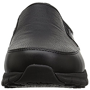 Skechers Men's Nampa-Groton Food Service Shoe, Black, 12 Wide