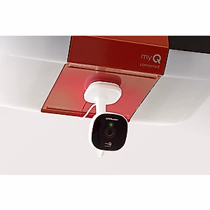LiftMaster myQ Smart Garage HD Camera - WiFi Enabled - myQ Smartphone Controlled - Two Way Audio - Works with Key by Amazon in-Garage Delivery - Model MYQ-SGC1WLM, + Lens Cleaning Cloth