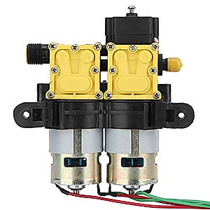 Fdit 12V Portable High Pressure Self-Priming Quick Car Washer Electric Car Washer Auto Wash Pump High Pressure Washer Pump for Vehicles Garden and Home