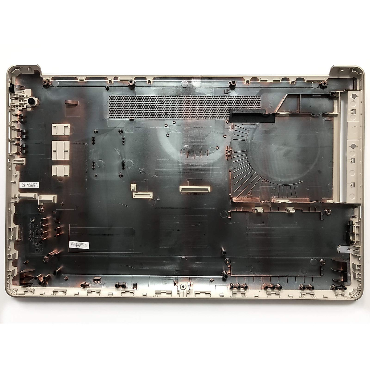 Replacement for HP 17-by 17T-by 17-CA 17Z-CA 17-BY0007CY 17-BY006 17.3" Laptop Lower Base Bottom Case Cover Assembly Part L22509-001 6070B1308208 L25493-001 Pale Gold