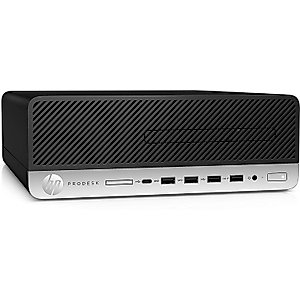 HP ProDesk 600 G4 SFF Home and Business Desktop Black (Intel i5-8500 6-Core, 16GB RAM, 512GB PCIe SSD, Intel UHD 630, 2xUSB 3.1, 2 Display Port (DP), Optical Drive, Win 10 Pro) (Renewed)