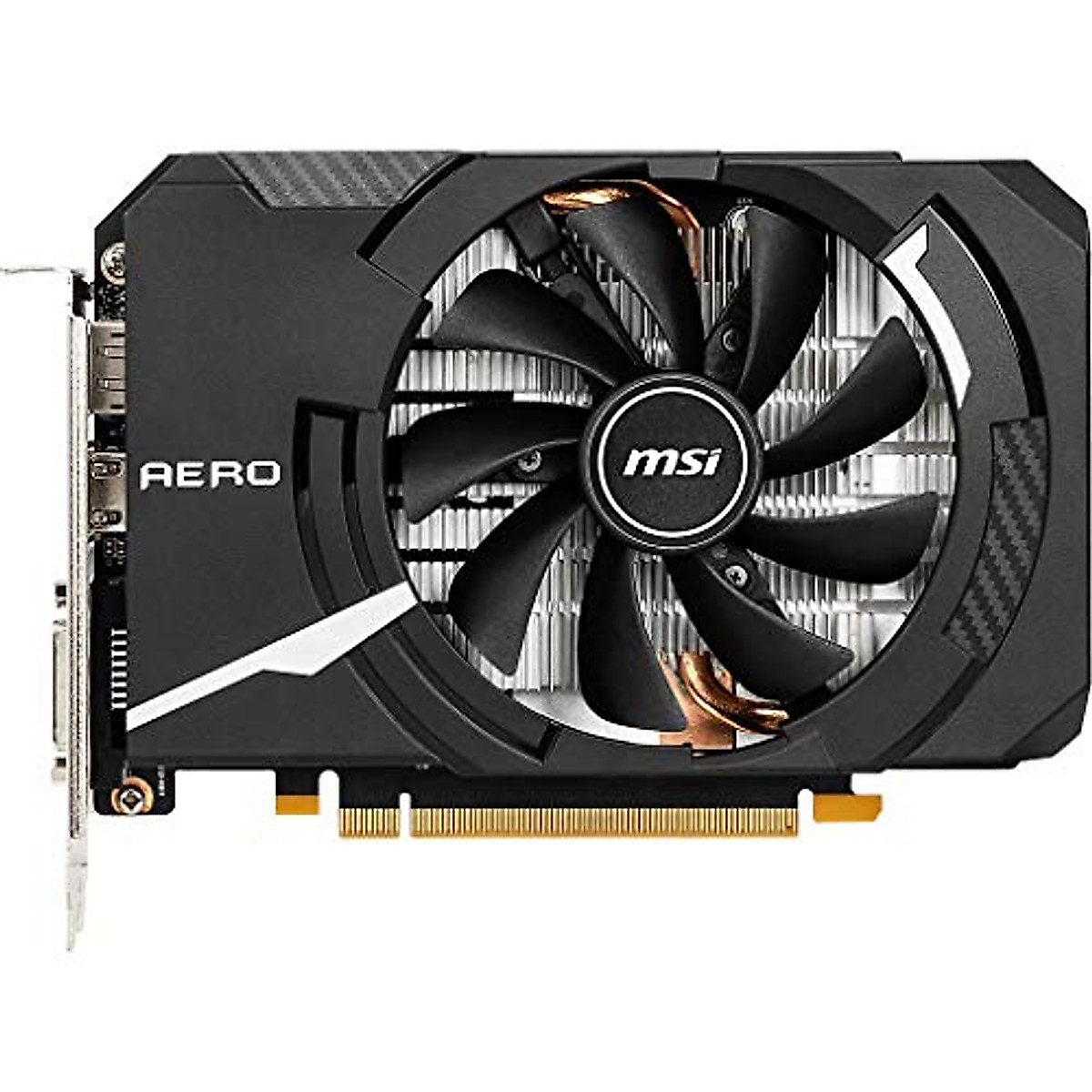 MSI Gaming GeForce GTX 1660 Super 192-bit HDMI/DP 6GB GDRR6 HDCP Support DirectX 12 Single Fan VR Ready OC ITX Graphics Card (GTX 1660 Super AERO ITX OC)