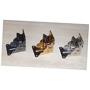 Holibanna 4pcs Shelf Bracket Right Angle Bracket l Brackets for Shelves Folding Legs for Table Folding Bracket Shelf Supports Furniture Leg Folding Hinge Folding Chair Folding Table