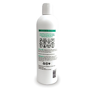 Cleure Hydrating Fragrance Free Conditioner - Hypoallergenic, SLS Free & Paraben Free - Unscented (12 Fl Oz, Pack of 1)