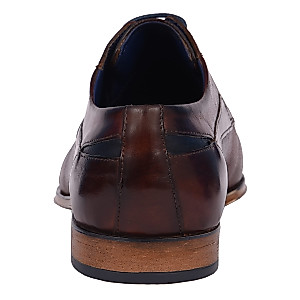 bugatti Men's 311420103500 Derbys, Brown Brown 6000, 11.5
