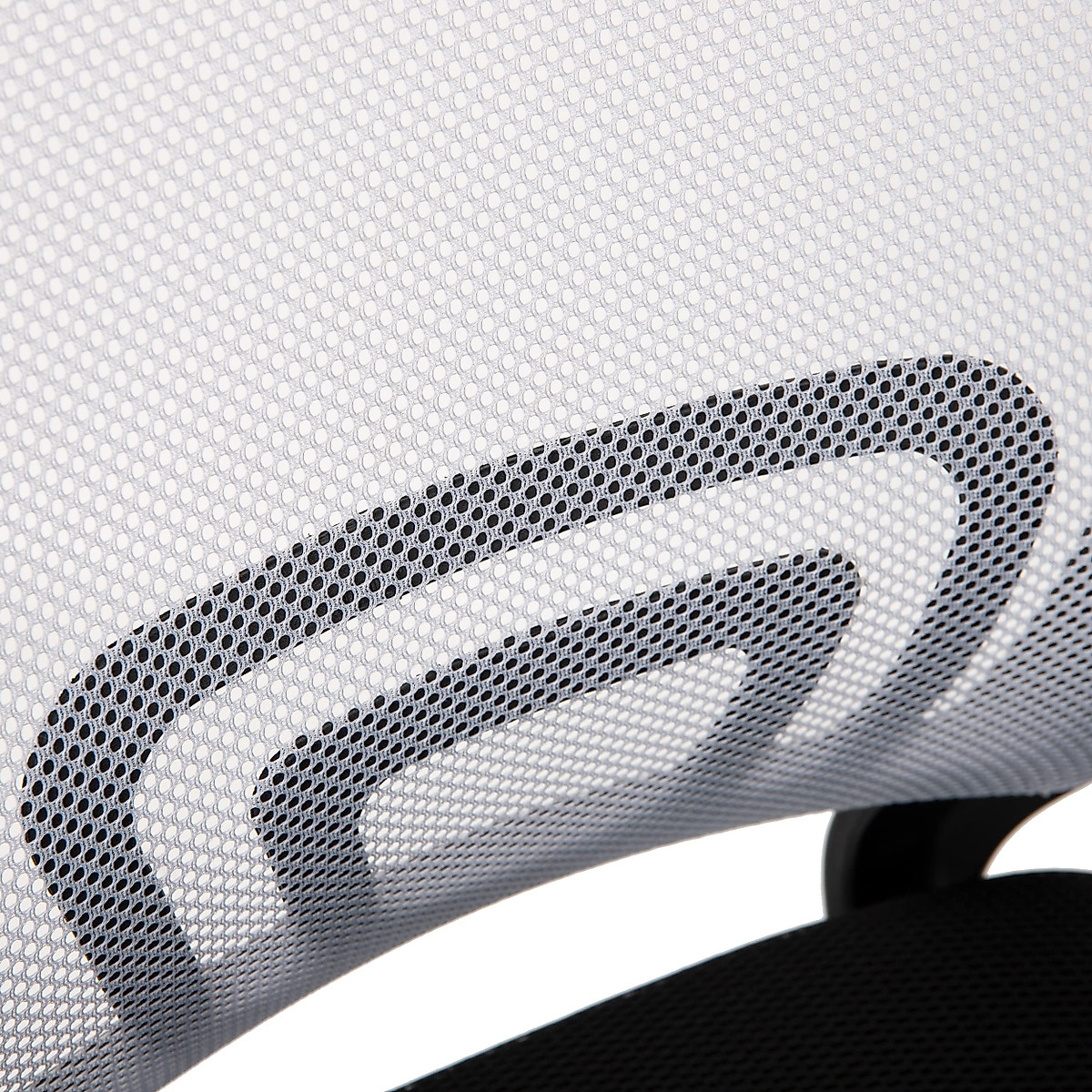 Mind Reader Wheels Office Chair, 22.5" L x 22.5" W x 37" H, Silver