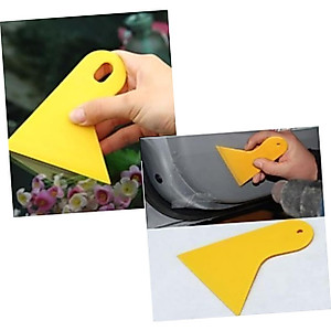 Scraper for DIY Tools Scraper Handwork Tool DIY Scraper Small Scraper Glue Scraper Yellow TOGEVAL