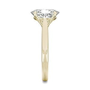 Moissanite by Charles & Colvard 10x6mm Elongated Oval Engagement Ring-size 9 2.30ct DEW