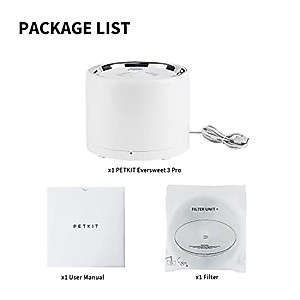 PETKIT Stainless Steel Cat Water Fountain with Wireless Pump, Dog Cat Water Fountain Dispenser,Ultra Quiet Pet Water Founatin for Cats and Small Dogs