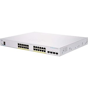 Cisco Business CBS350-24FP-4G Managed Switch | 24 Port GE | Full PoE | 4x1G SFP | Limited Lifetime Protection (CBS350-24FP-4G-NA)