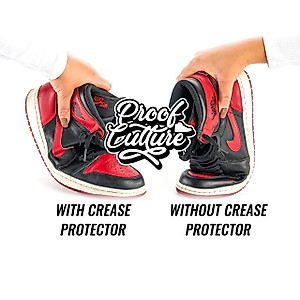 Crease Protectors for Sneakers - Anti-Wrinkle Crease Guards, Shoe Protectors for Nike, Air Jordan, Dunks, AF1 and More - Comfortable, Soft & Breathable Shoe Crease Preventer, Toe Protector