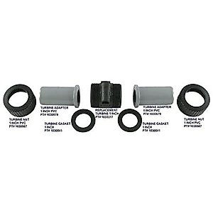 Autotrol 1TM ESW 1 Turbine Meter with solvent Weld PVC adapters