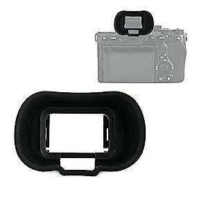Soft Silicon Camera Viewfinder Eyecup Eye Cup Eyepiece Replacement for Sony Alpha A7R V A7RV A7R5 A7 IV A7M4 A7IV A1 & A7S III A7SIII A7S3 ILCE-7SM3 EVF Eyeshade Protector Replaces Sony FDA-EP19