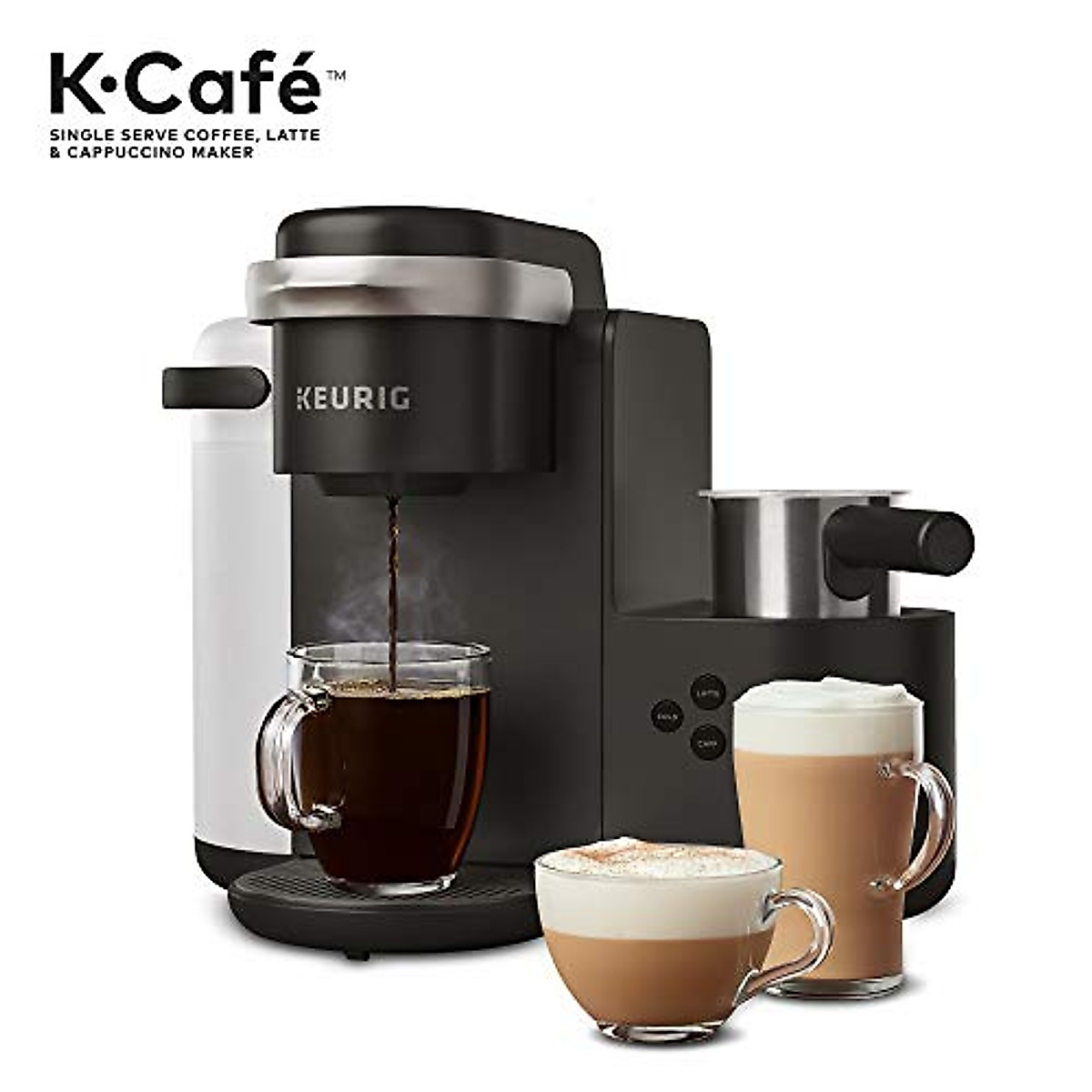 Keurig K-Café Single Serve & Carafe Coffee Maker with Starbucks Medium Roast Variety Pack, 96ct K-Cup Pods