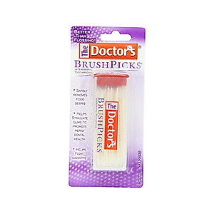 The Doctor's BrushPicks Interdental Toothpicks, 120 count. (Pack of 8)