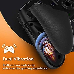 Uberwith Wired PC Game Controller, Joystick Gamepad Controller for PC Game Controller Compatible With Steam, PS3, Windows 10/8/7 PC, Laptop, TV Box, Android Mobile Phones