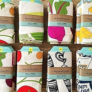 Big Dill Pickle Kitchen Flour Sack Towel