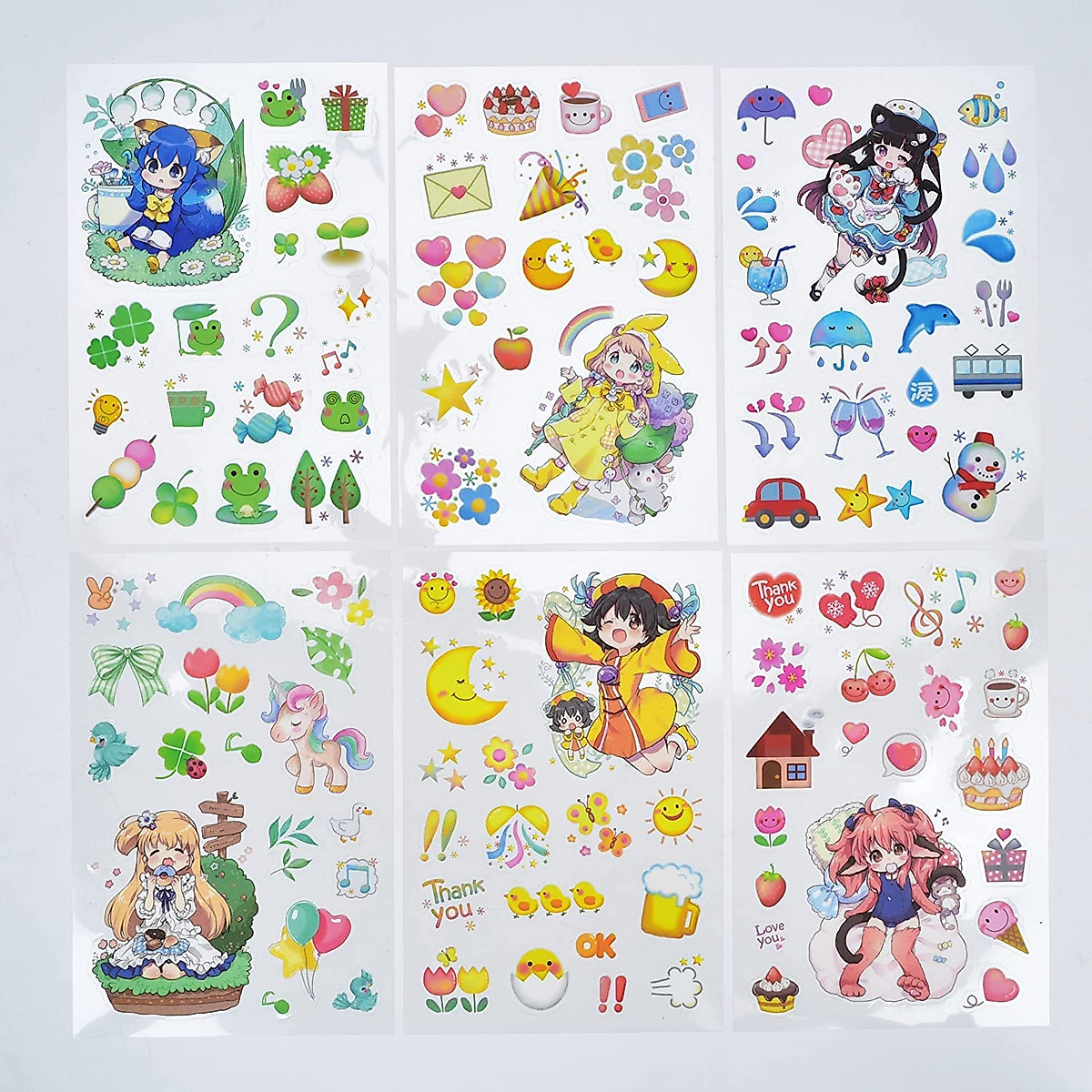 36 Sheets Cute Girl Junk Journal Supplies Clearance ,Small Pretty Stickers PET Self-Adhesive Letter Stickers Card Making Stickers Planner Stickers for Art Journaling Collage Craft Notebooks Album Crafter Gifts(Girl)