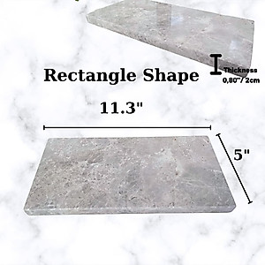 Marble Serving Tray,Rectangle Marble Tray Cutting,Small Marble Meet,Cheese,Pastry Board,Counter Marble Organizer Kitchen,Bathroom,Dresser Marble Vanity Tray
