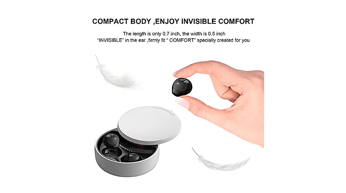 Invisible Earbuds: Mini Bluetooth Earpiece for Comfort