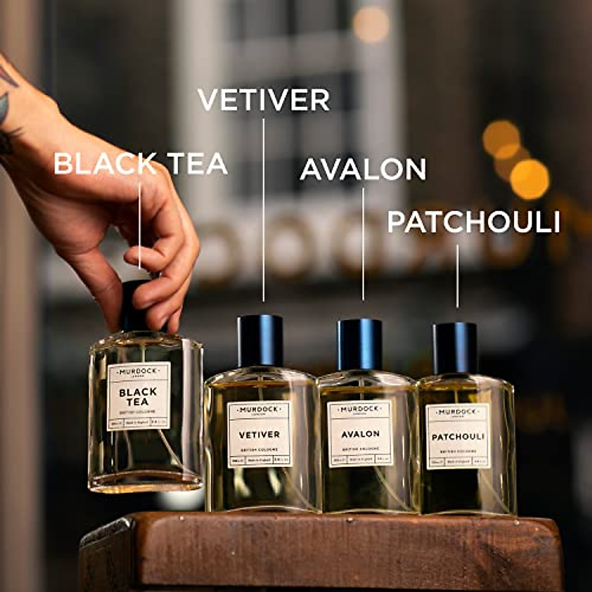 Murdock London Black Tea Cologne | Subtle, Spicy, Timeless | Made in England | 3.4 oz