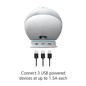 Made for Amazon Stand with USB-A charging ports for Echo (4th Gen)