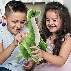 ArtCreativity Big Cozy Plush Brachiosaurus Dinosaur - Soft and Cuddly Stuffed Animal Pillow - Cute Standing Design - Nursery Decoration idea - Great Gift for Boys, Girls, Toddlers, Babies