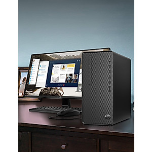 HP Desktop PC, Intel Pentium Gold G6400 Processor, 8 GB of RAM, 256 GB SSD Storage, Windows 10 Home, High-Speed Performance Computer, 8 USB Ports, Business, Study, Videos, & Gaming (M01-F1014, 2020)