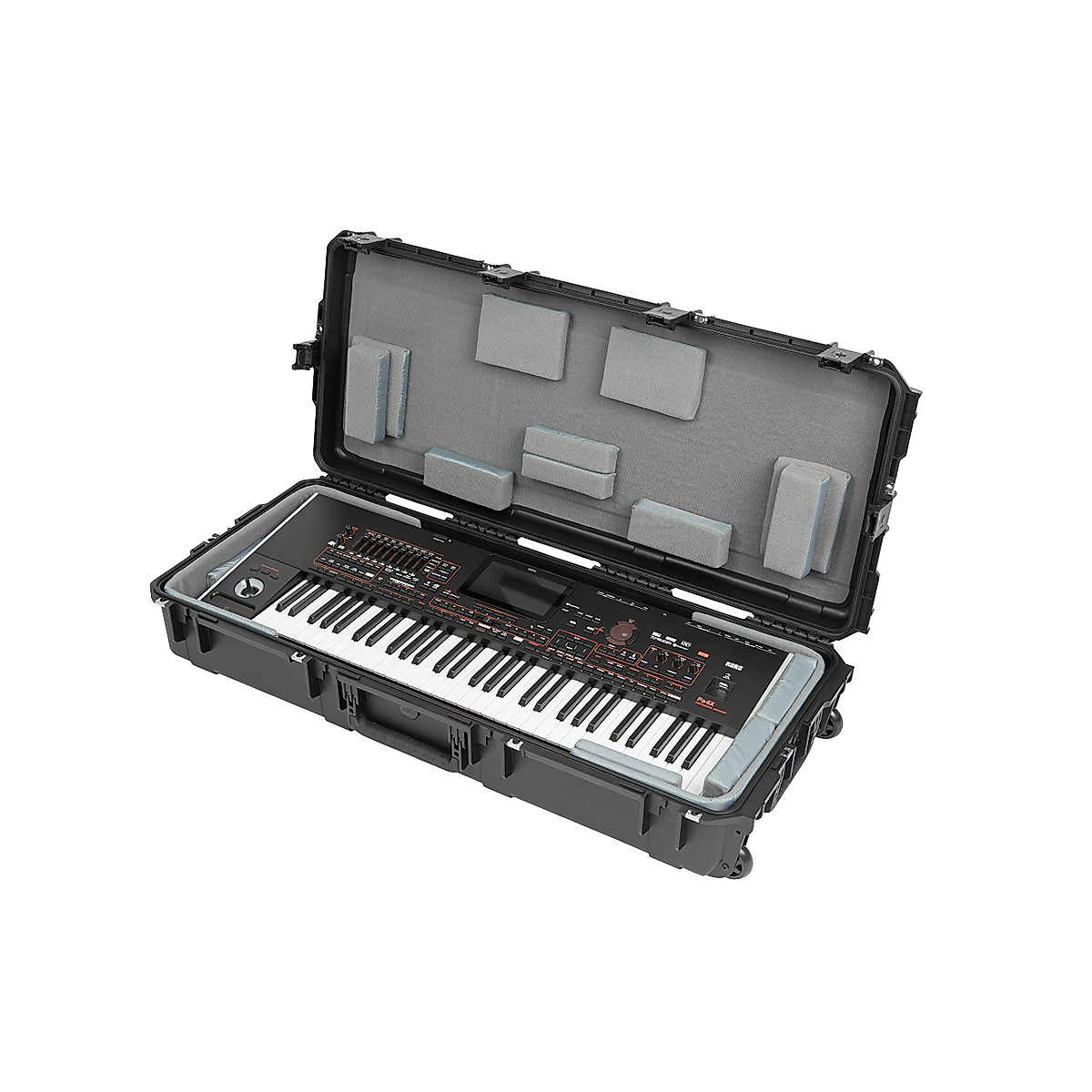 SKB w/Think Tank Interior: 39.5" x 16" x 5.625" 3i-4217-TKBD iSeries 4217-7 61-Note Keyboard Case (3i4217TKBD)