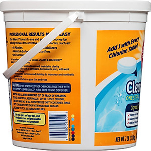 Arm & Hammer Clear Balance Swimming Pool Maintenance Tablets, 16 Count