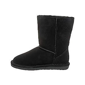 BEARPAW Women's Emma Short Boot,Black II,10 M US
