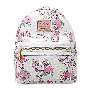 Loungefly Disney The Aristocats Marie Floral Allover-Print Mini Backpack WDBK0335
