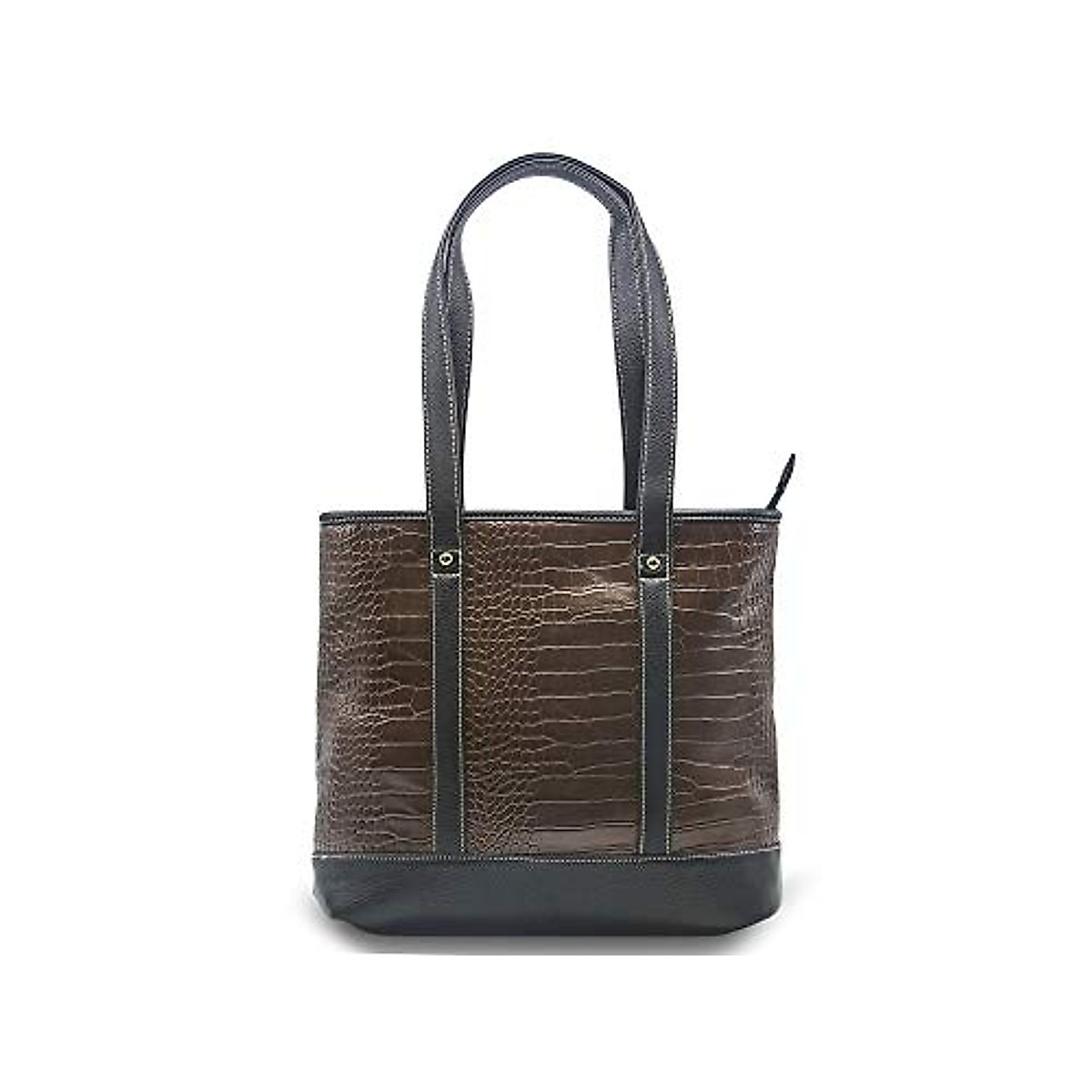 Goson Premium Crocodile Embossed PU Faux Leather Concealed Carry Purse Tote