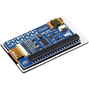 Waveshare 2.13inch Touch e-Paper HAT for Raspberry Pi 4B/3B+/3B/2B/Zero/Zero W/Zero WH, 250x122 Pixels, Black White Two-Color, 5-Point Touch E-Ink Screen LCD, SPI Interface Support Partial Refresh