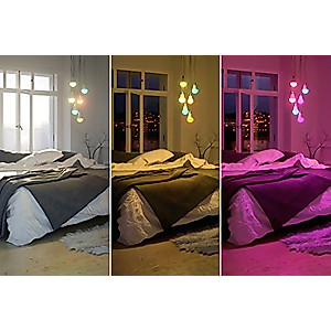 ilumi Bluetooth Smart LED A19 Light Bulb, 2nd Generation - Smartphone Controlled Dimmable Multicolored Color Changing Light - Works with iPhone, iPad, Android Phone and Tablet