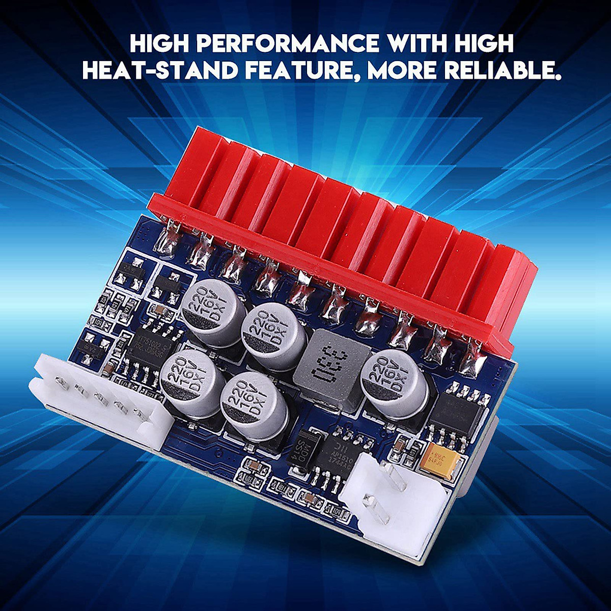 ASHATA 12V ATX Power Supply,90W DC-ATX Power Supply DC Input 20 Pin Power Module for Mini & HTPC Computer POS Machine
