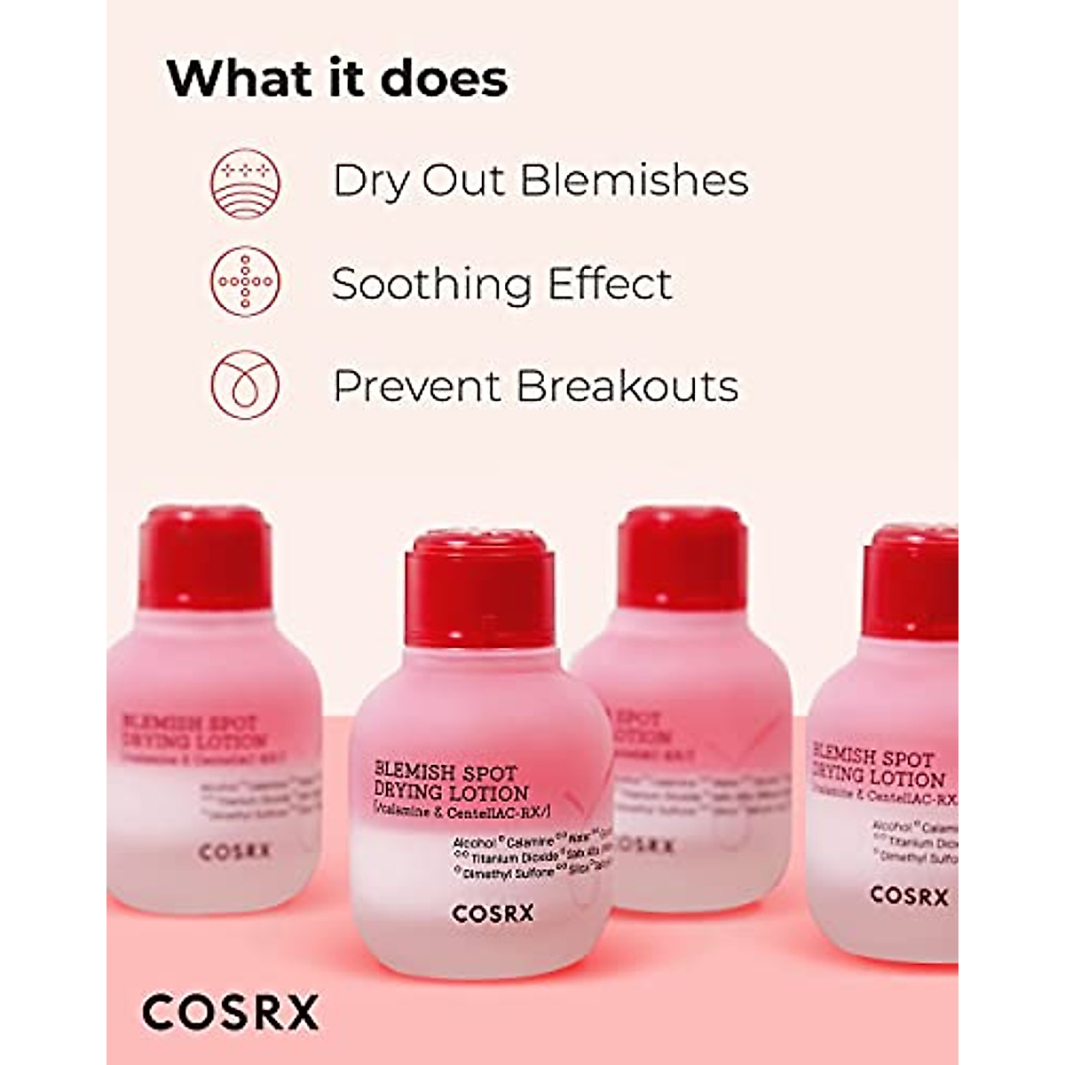 COSRX Acne Blemish Spot Drying Lotion 1.01 fl. oz / 30ml Dry and Reduce Blemish Spot, Pimple, Whitehead, Spot Treatment