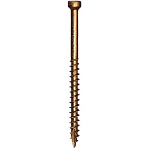 GRK 772691157348 Fin/Trim Screw, 3.125 inches, Gold, 2500 Count